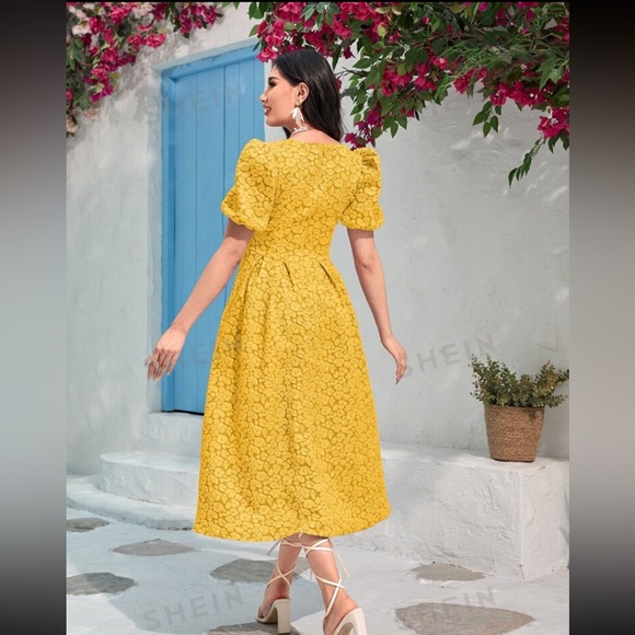 SHEIN | Dresses | Yellow Shein Dress | Poshmark